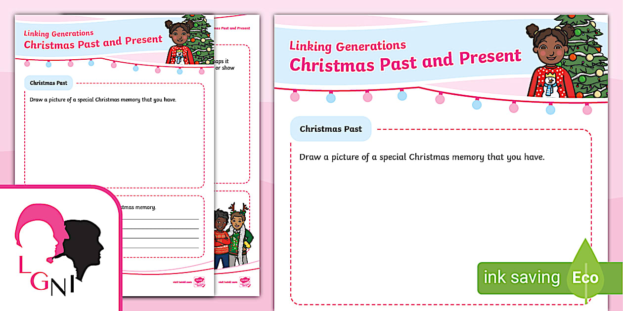 FREE! - Linking Generations Christmas Past and Present KS1 Sheets
