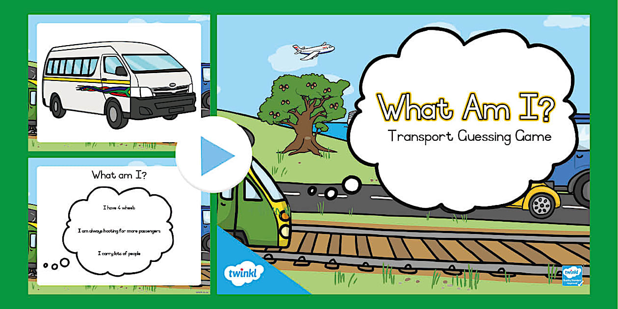 Grade R Types of Transportation Guessing Game PowerPoint