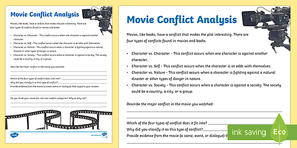Movie Conflict Analysis Worksheet