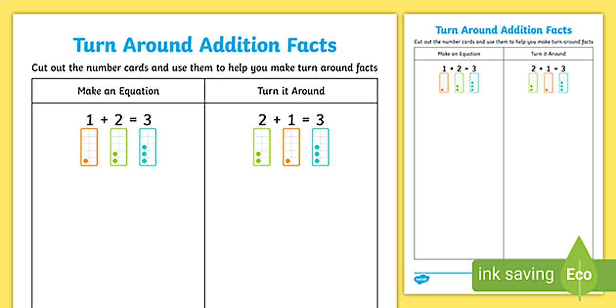 Turn Around Addition Facts 0-5 (teacher made) - Twinkl