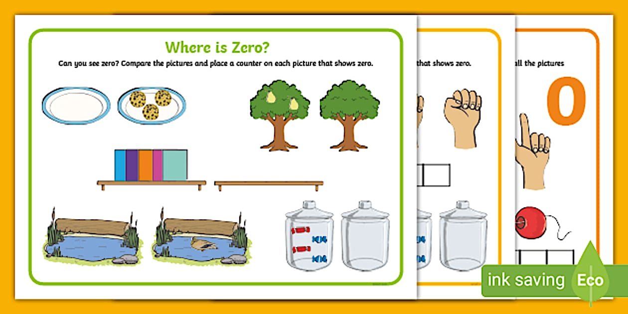 👉 Where is Zero? Activity Mats (teacher made) - Twinkl