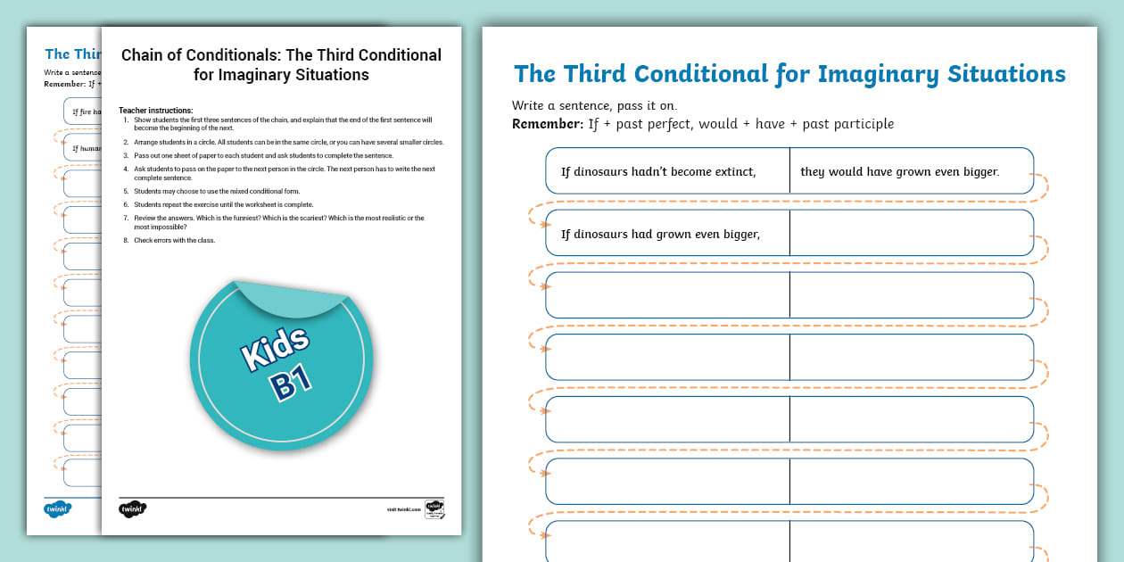 👉 ESL Conditionals | Third Conditional Exercises | Twinkl