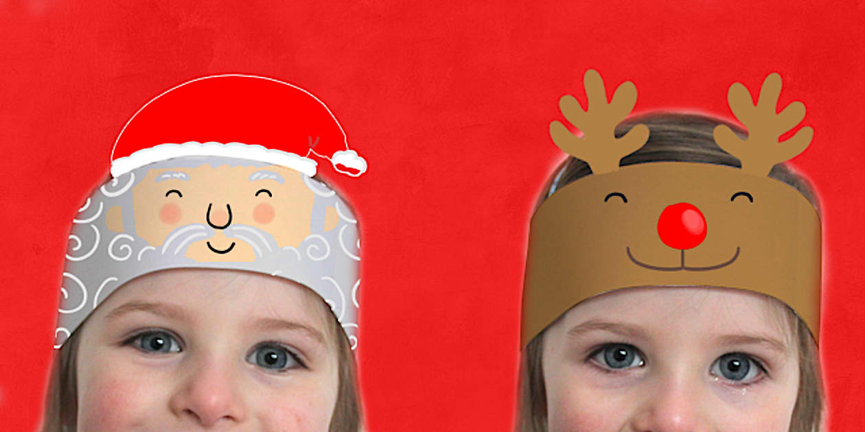 Christmas Headbands | Christmas Role Play (teacher made)