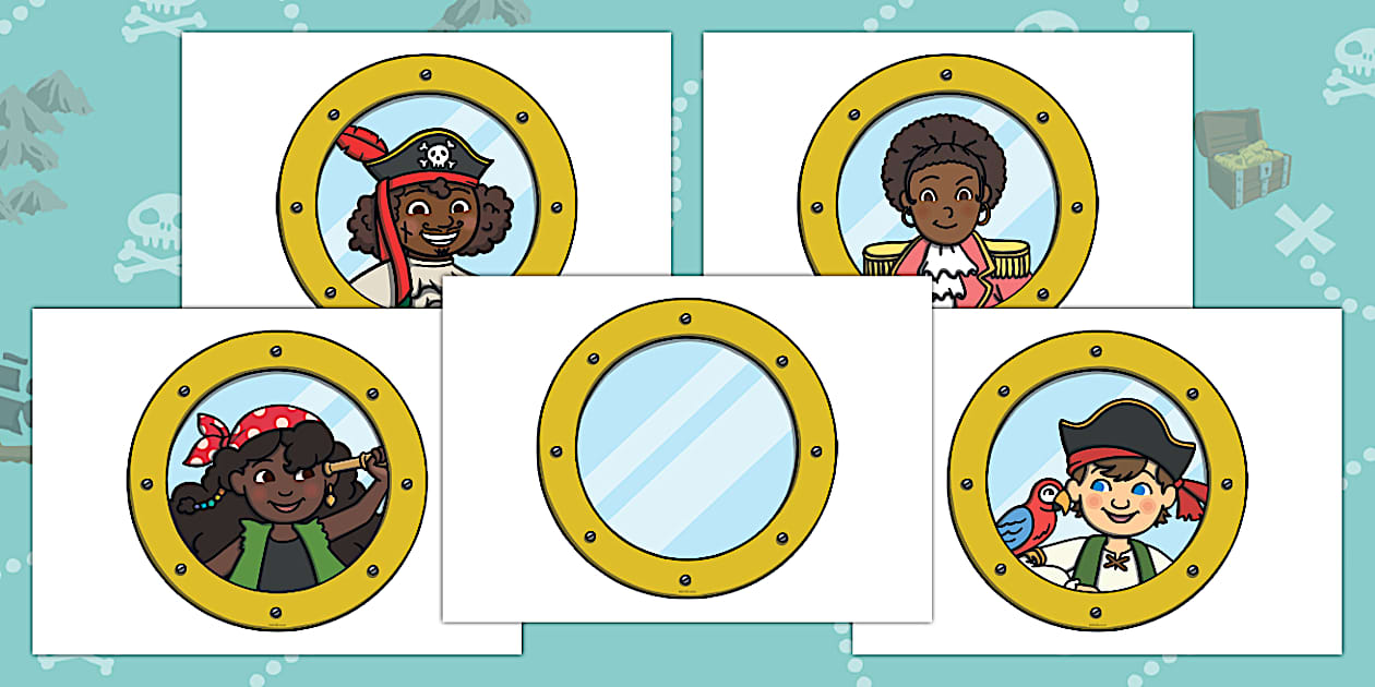 Pirate Ship Display Portholes (teacher made) - Twinkl
