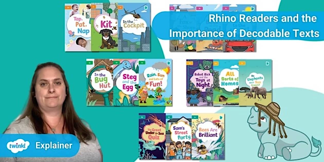 Rhino Readers and the Importance of Decodable Texts | Twinkl