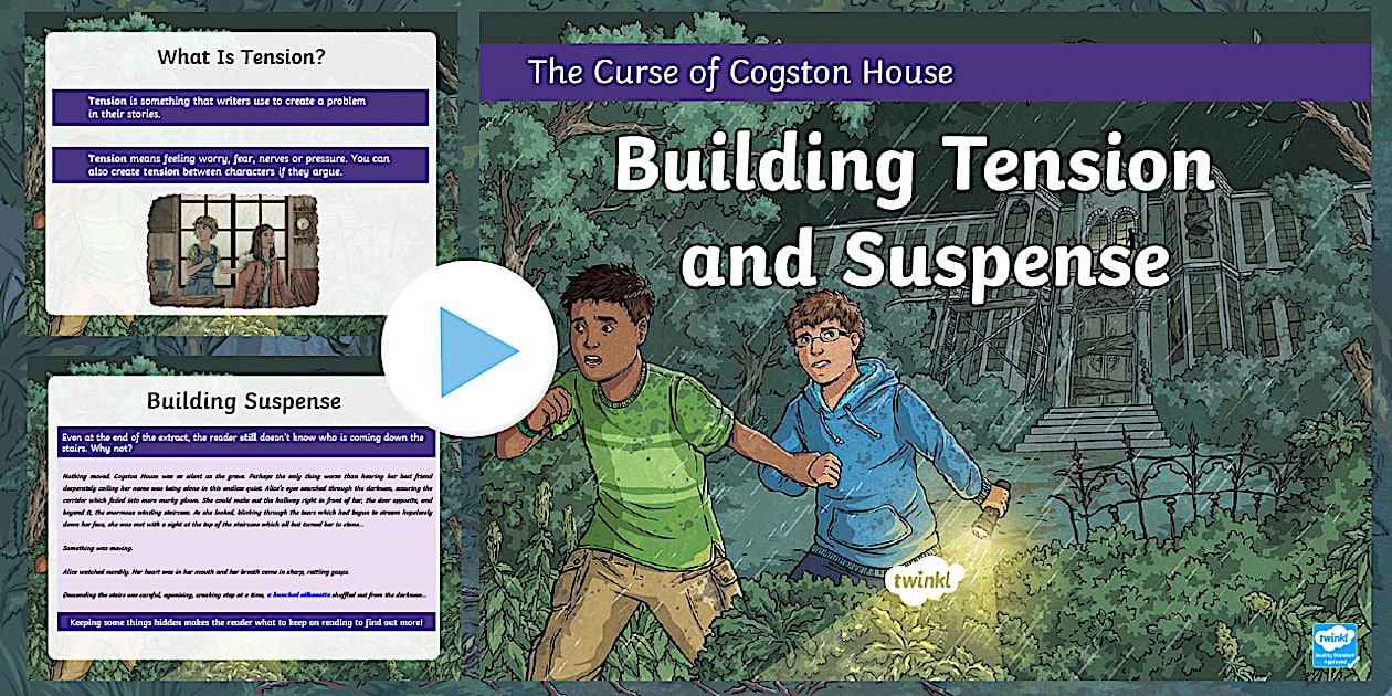 Building Suspense and Tension PowerPoint (teacher made)