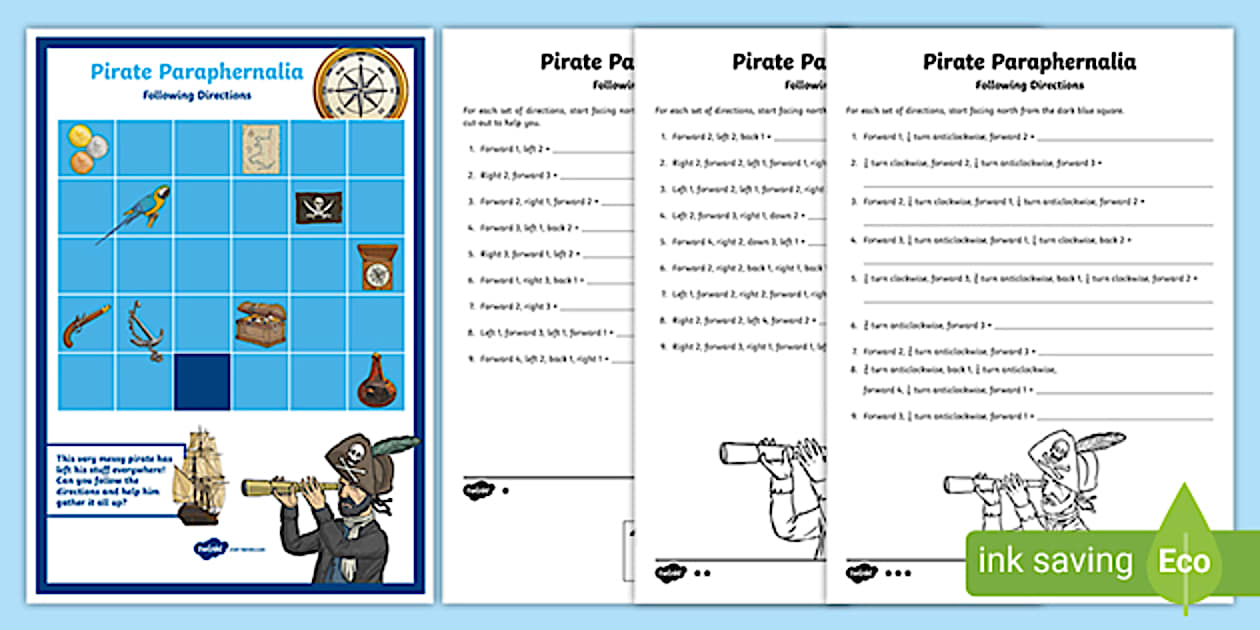 Editable Reading Directions Activity: Left, Right, Clockwise, Anticlockwise