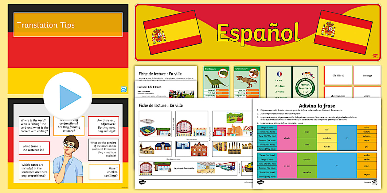 Secondary MFL Taster Resource Pack (teacher made) - Twinkl