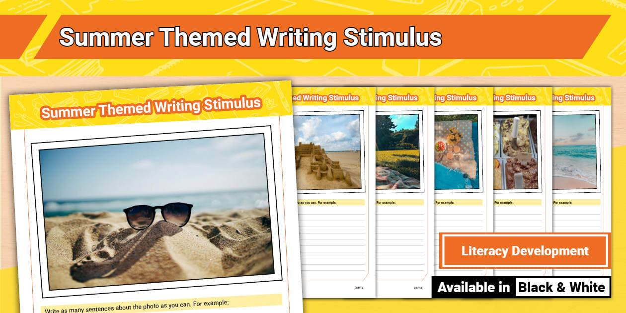 Summer Themed Writing Stimulus