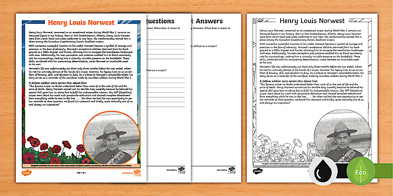 Henry Louis Norwest Reading Comprehension