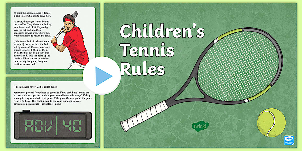Tennis Rules | What is a Tennis Walkover? | Twinkl - Twinkl