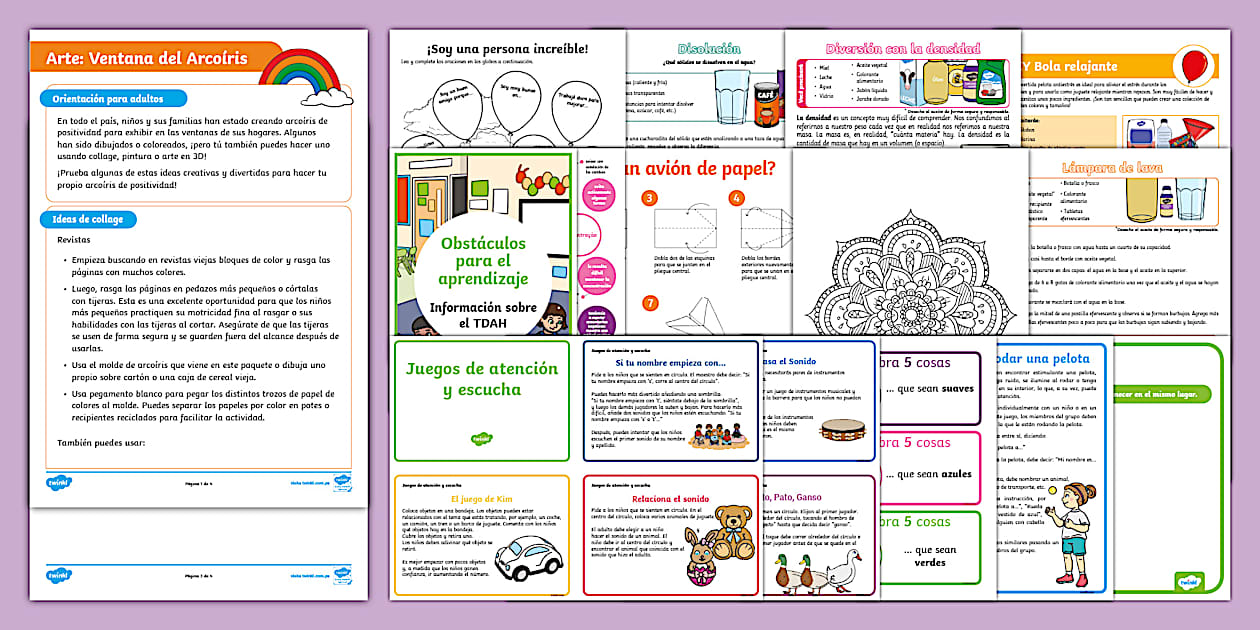 Paquete de actividades para el TDAH | Twinkl