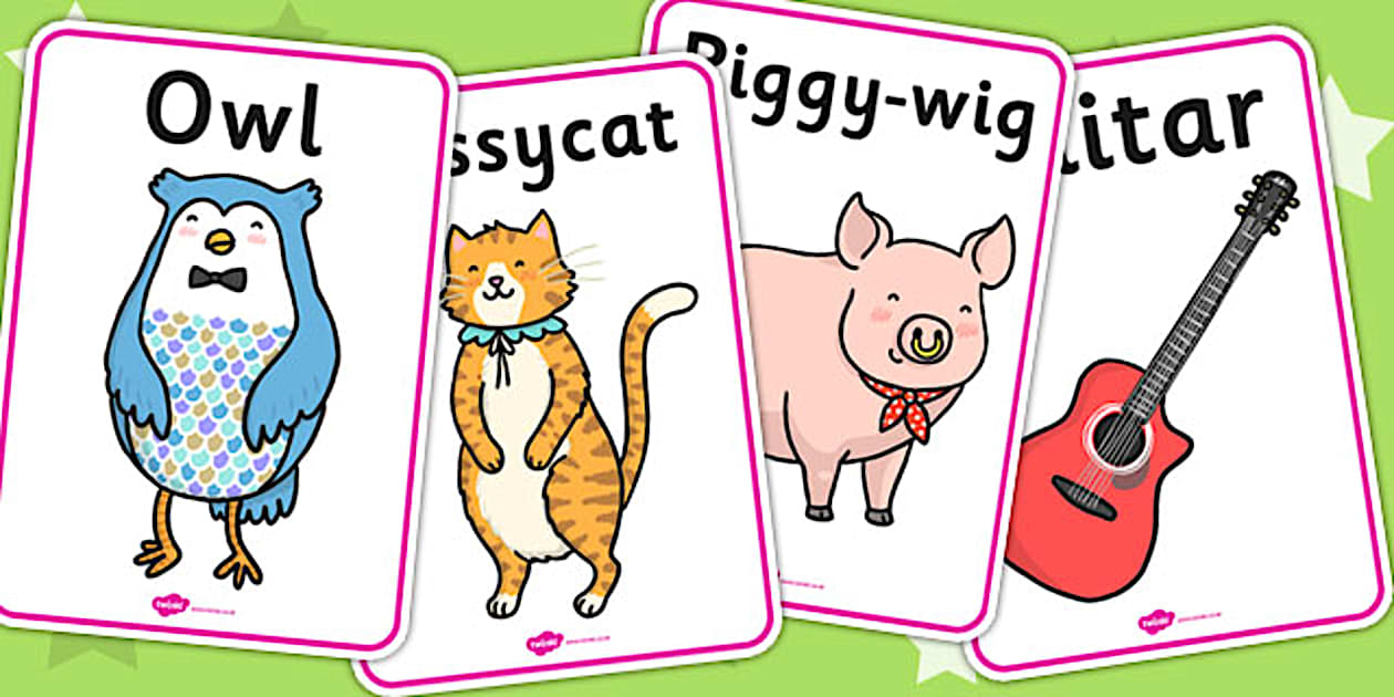 The Owl and The Pussycat Display Posters (teacher made)