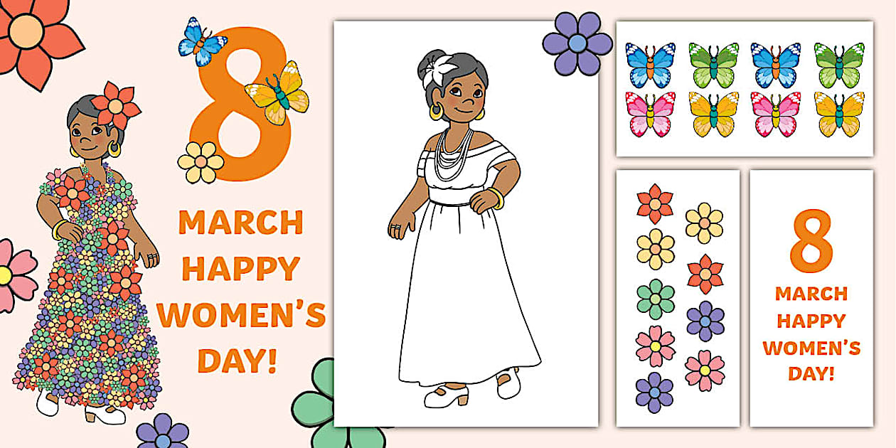 Women's Day Decoration Pack (teacher made) - Twinkl