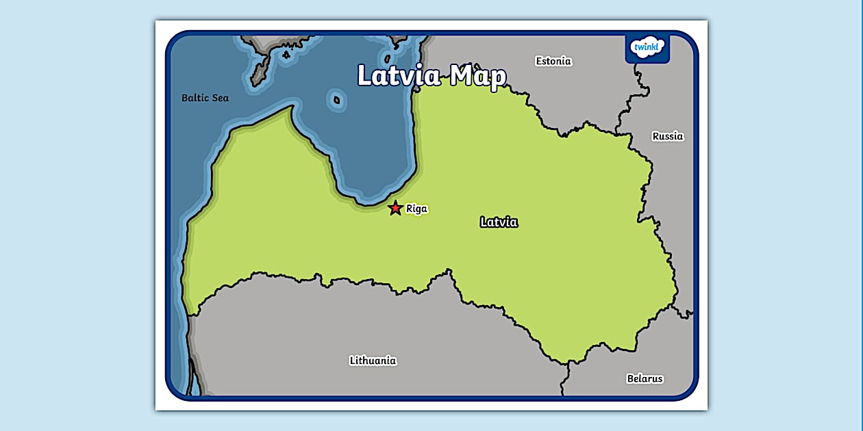 KS1 Latvia Display Map