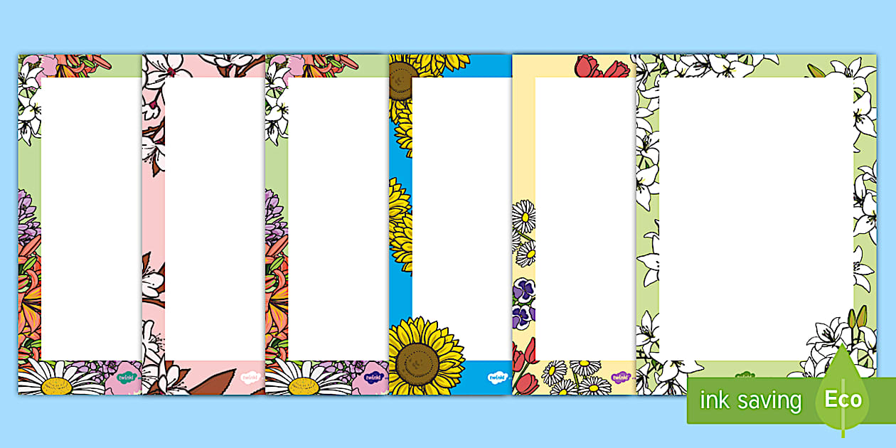 Flower Card Inserts - Mother's Day message - Twinkl