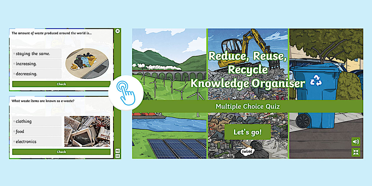 Reduce, Reuse, Recycle | Energy Saving Quiz | Twinkl | KS2