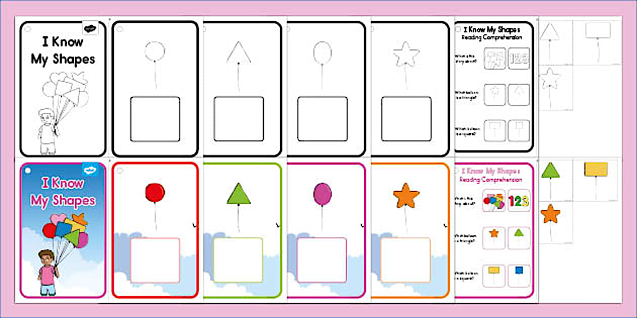 I Know My Shapes Early Adapted Reader (teacher made)