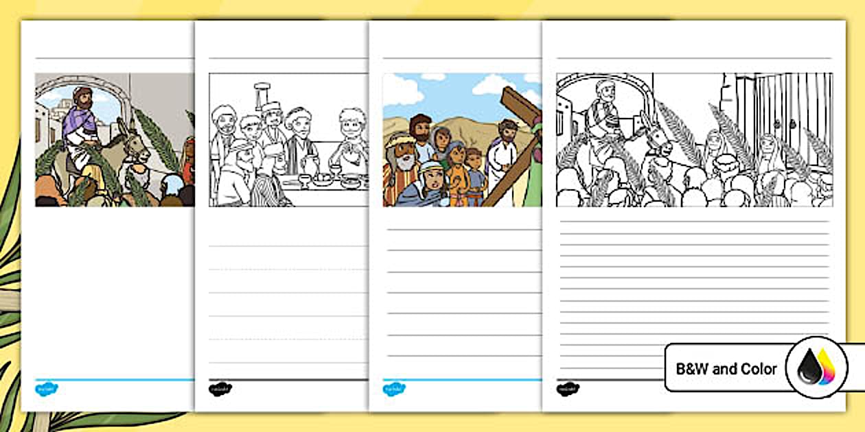 Easter Story Writing Pages | Teaching Resources | Twinkl USA