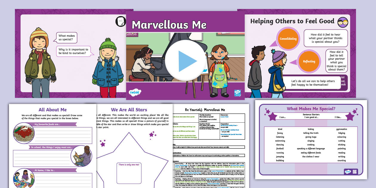 Marvellous Me (Lesson 1) (teacher made) - Twinkl