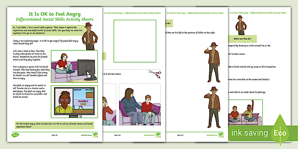 It Is OK to Feel Angry - Anger Management for Children