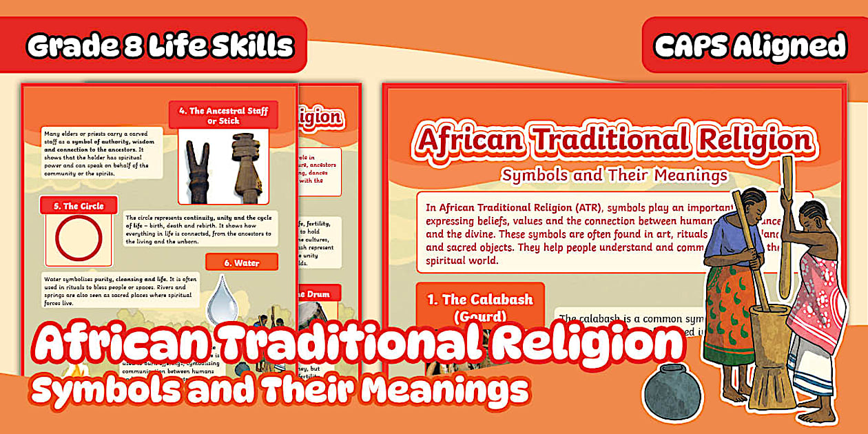 African Traditional Religion: Symbols and Their Meanings - Poster