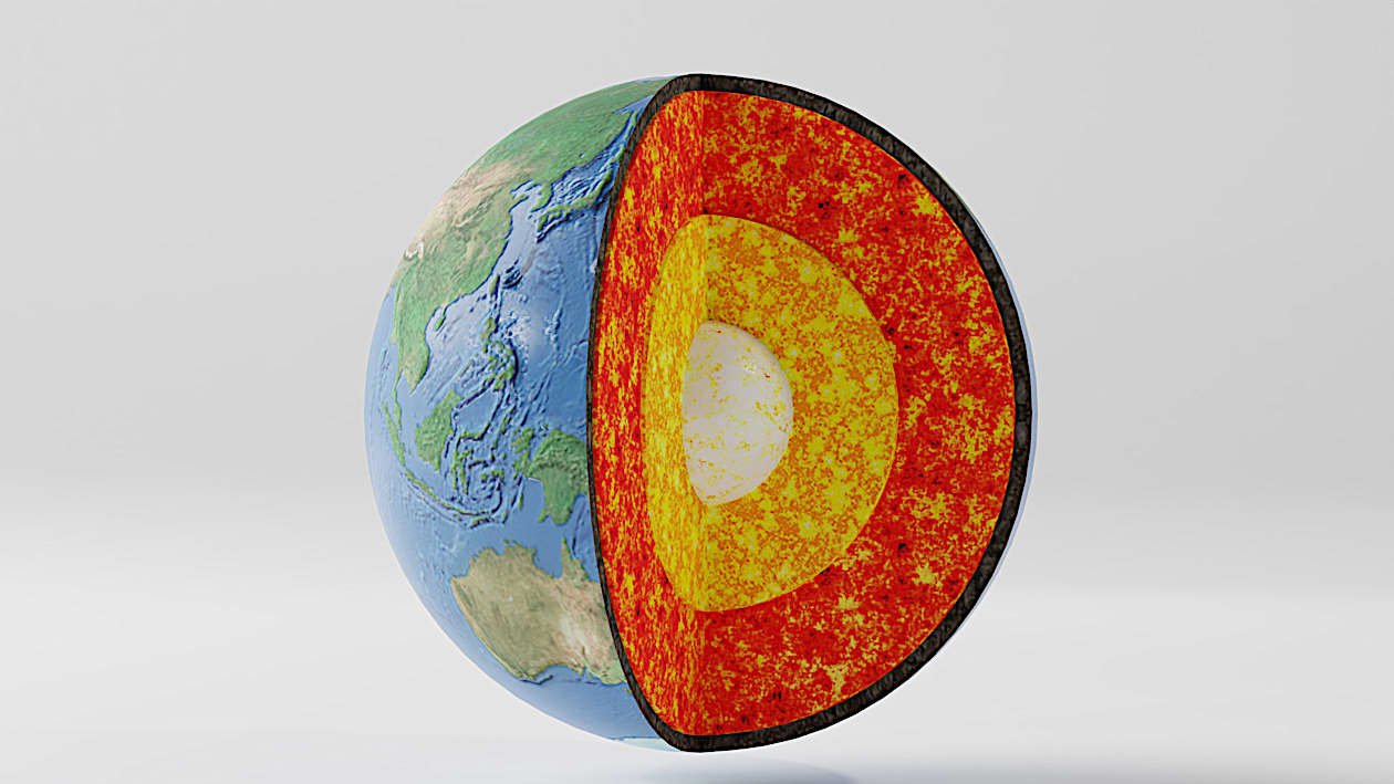 3D Model: Physical Geography - Structure of the Earth