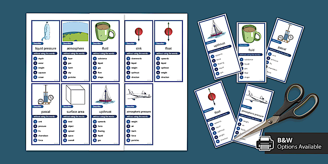 Pressure Can You Guess? Cards | KS3 Physics | Beyond