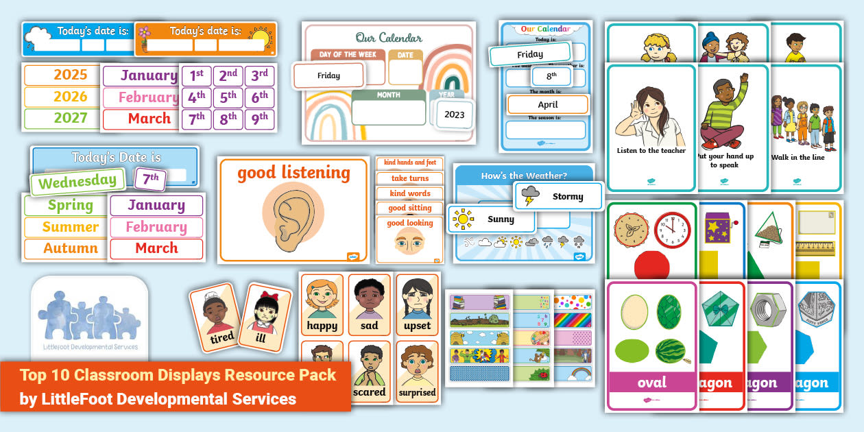 Classroom displays,Singapore, SpecialEducation Resource Pack