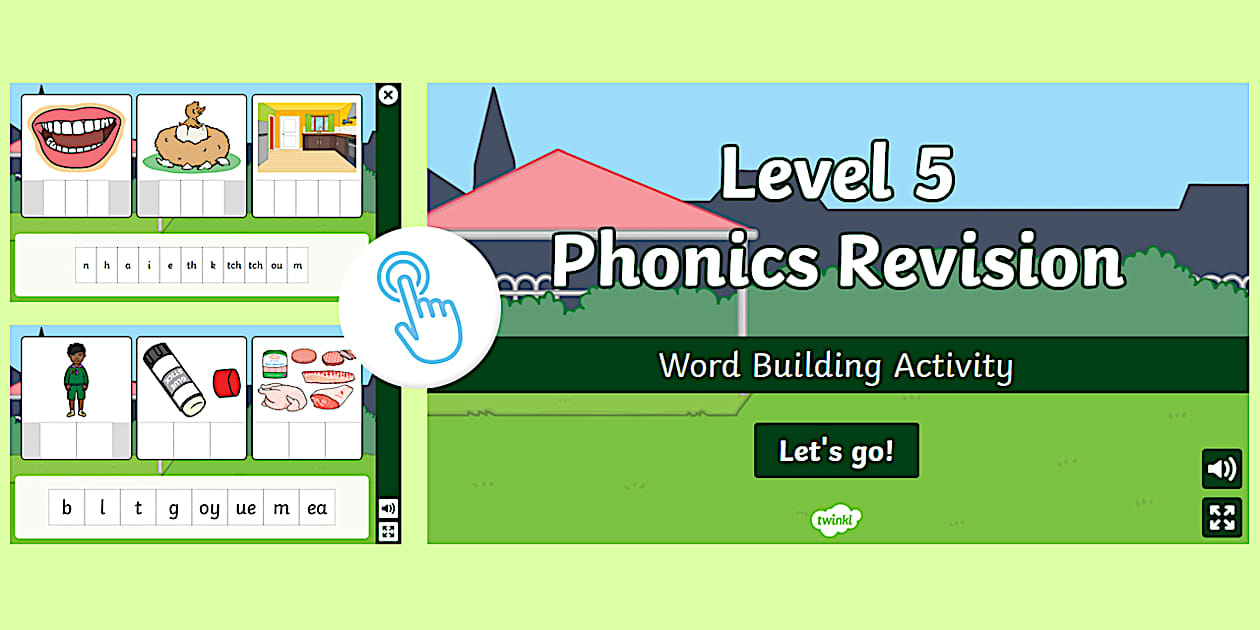 Level 5 Phonics Revision Game: Word Builder | Twinkl Go!