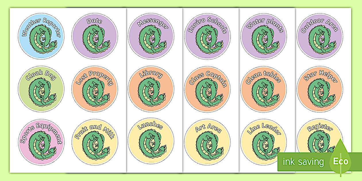 Taniwha Job Labels