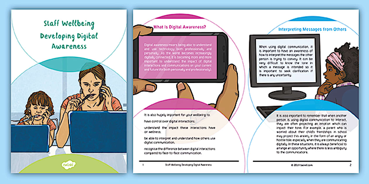 Developing Digital Awareness Leaflet - Staff Wellbeing