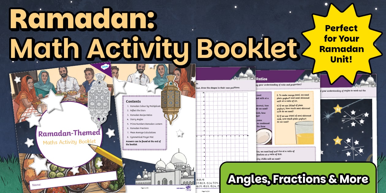 Ramadan Junior Math Activity Booklet