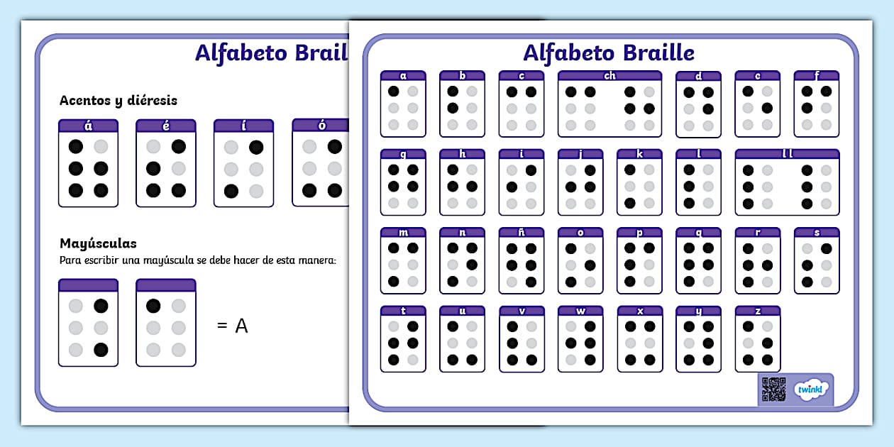 Manteleta: Alfabeto Braille (teacher made) - Twinkl