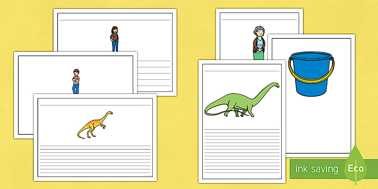 Editable Writing Frames to Support Teaching on Harry and the Bucketful of