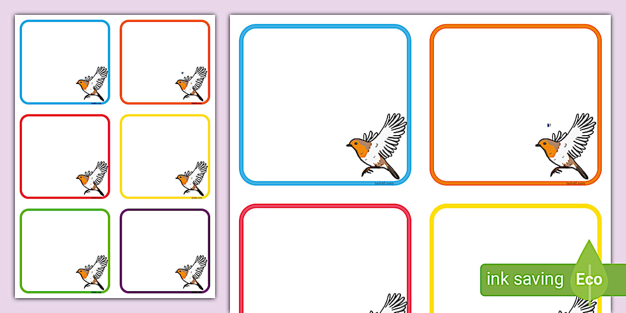 Robin Class Peg Labels (Teacher-Made) - Twinkl