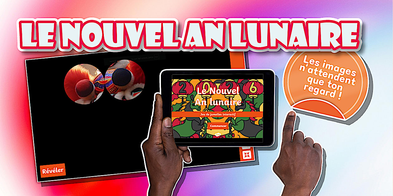 Jeu de jumelles interactif : Le Nouvel An lunaire