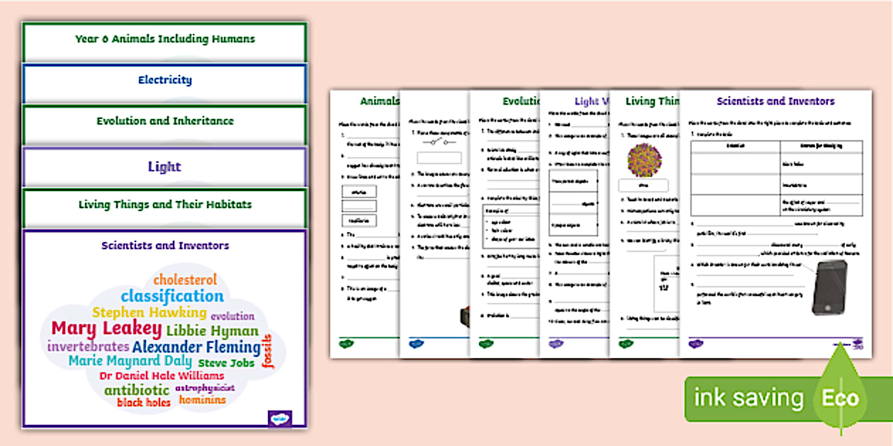 Year 6 Science Key Vocabulary Clouds and Retrieval Questions Pack