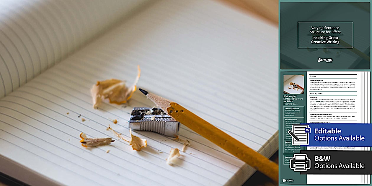 Sentence Structure Activities for KS3 SPaG | Beyond English