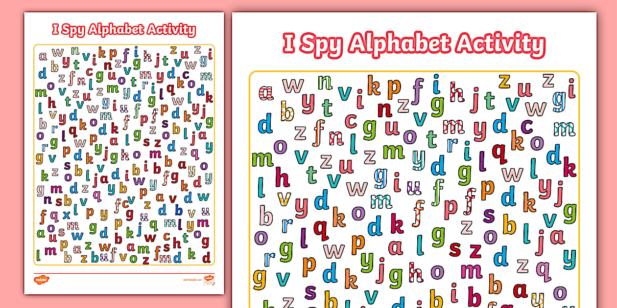 ‘I spy’ | Alphabet Games For Toddlers | Twinkl - Twinkl
