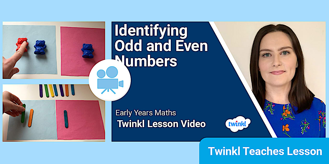 👉 Early Years (Ages 3-5) Maths: Odd Even Numbers Video Lesson
