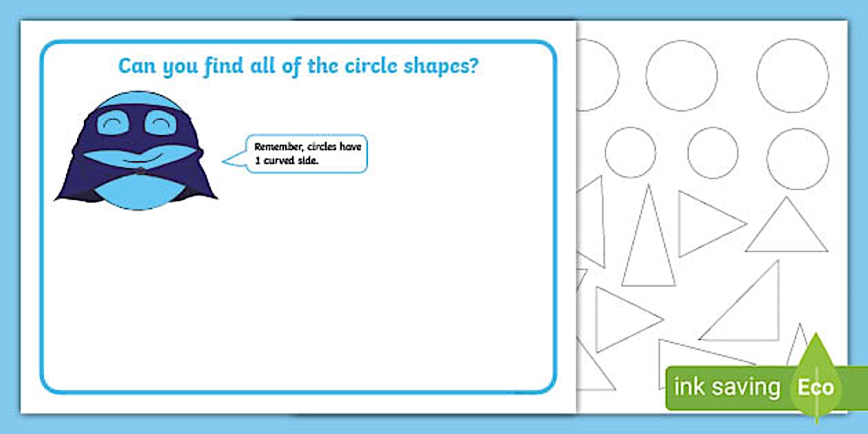👉 Circle and Triangle to the Rescue! Activity - Twinkl