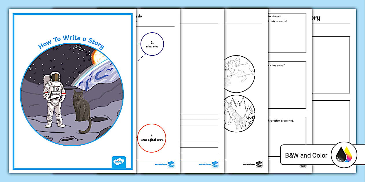 How To Write a Story Booklet (teacher made) - Twinkl