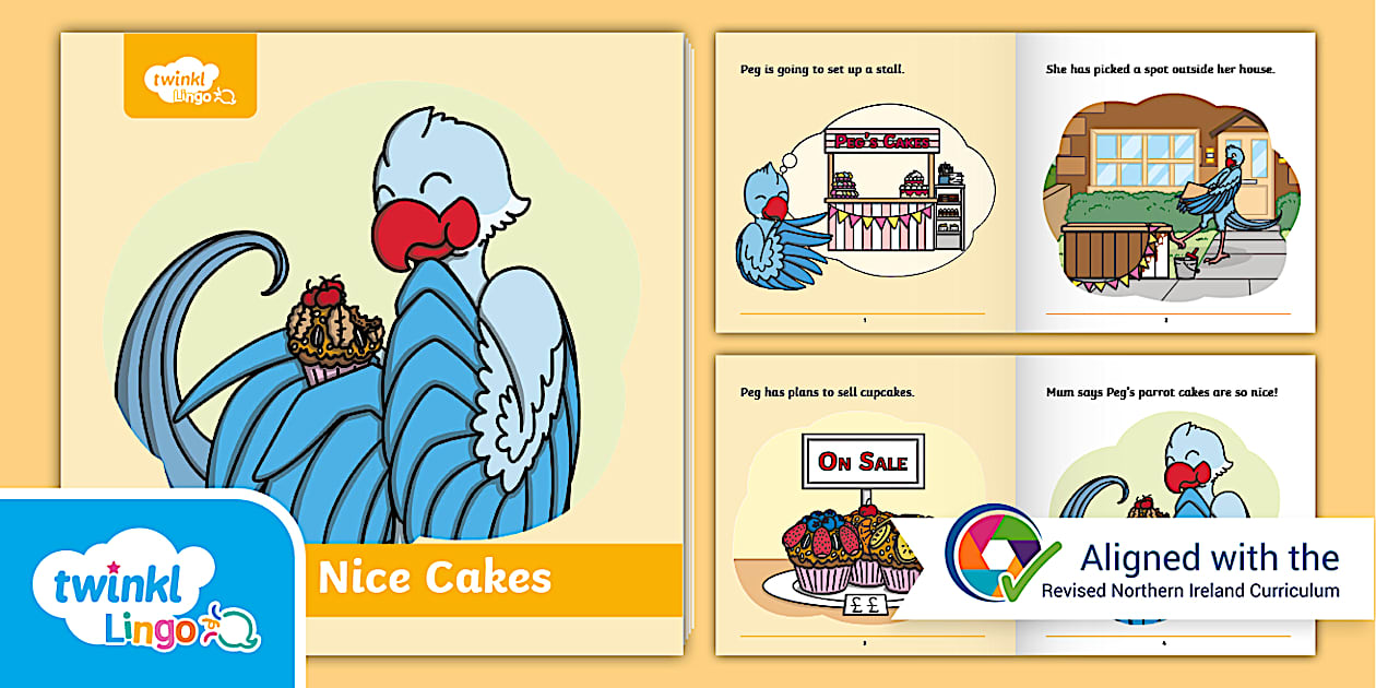 Peg's Nice Cakes Phase 2 's' Sound Story (Teacher-Made)