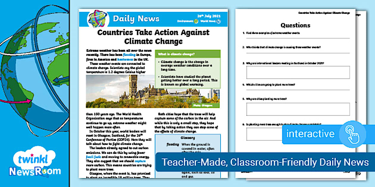 News Article for ESL Students - Tackling Climate Change (A2)