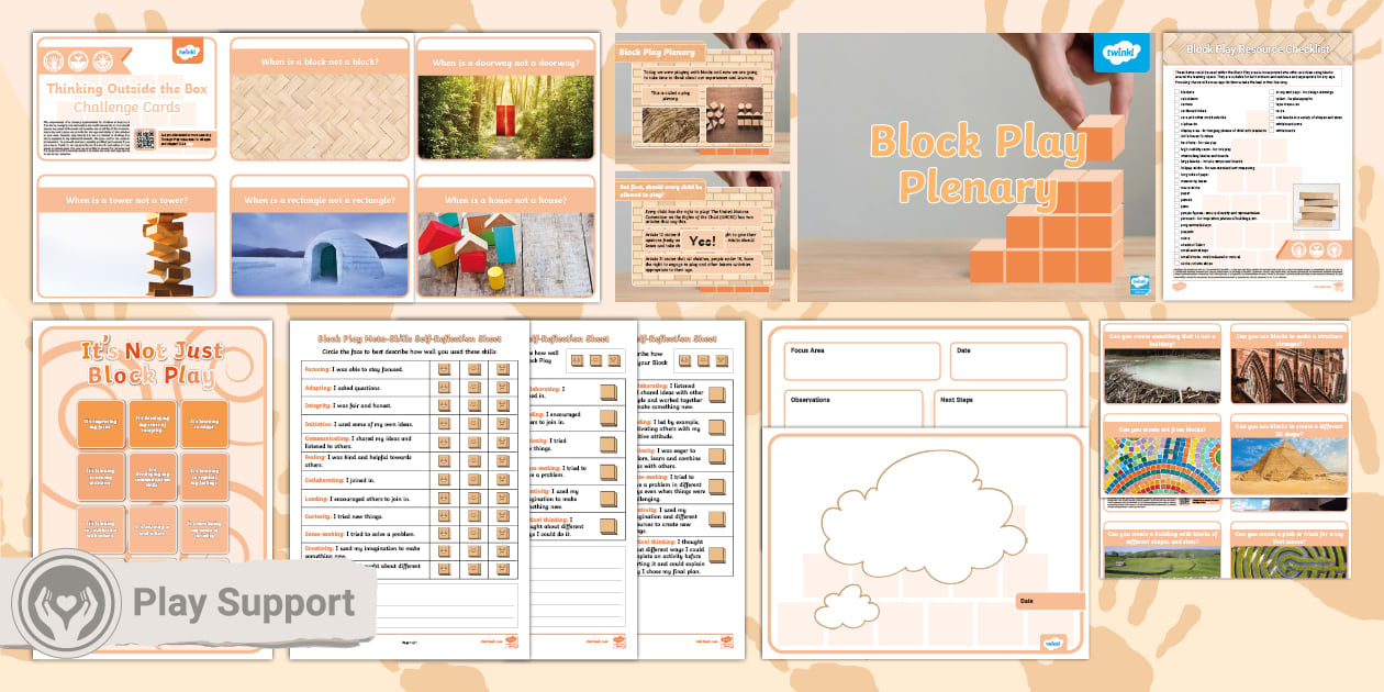 Play for All Ages - The Ultimate Block Play Pack - Twinkl