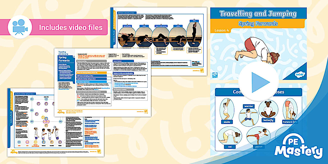 PE Mastery: Year 5 Gymnastics Lesson: Spring Forwards