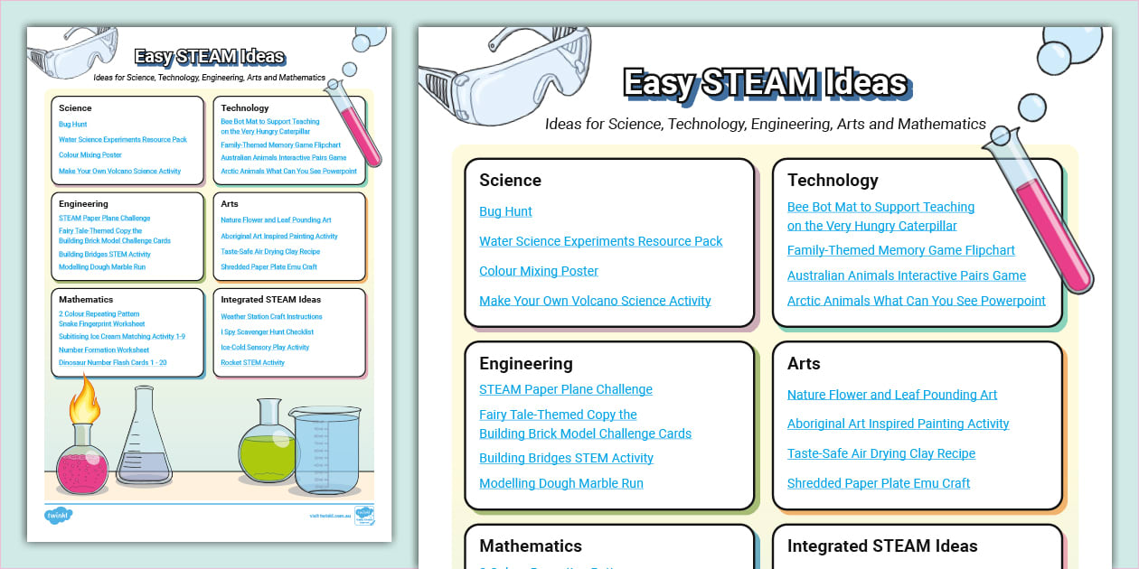 Easy STEAM Ideas (teacher made) - Twinkl