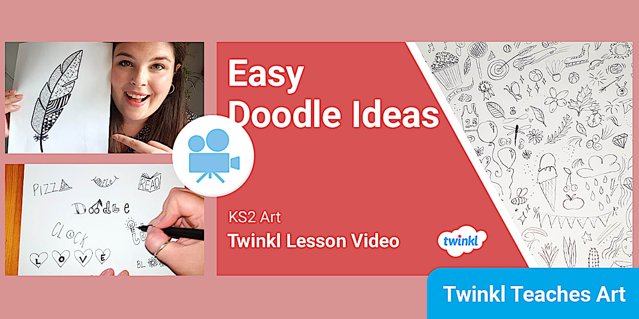 KS2 Art Doodle Video Lesson | Parents and Teacher Resource