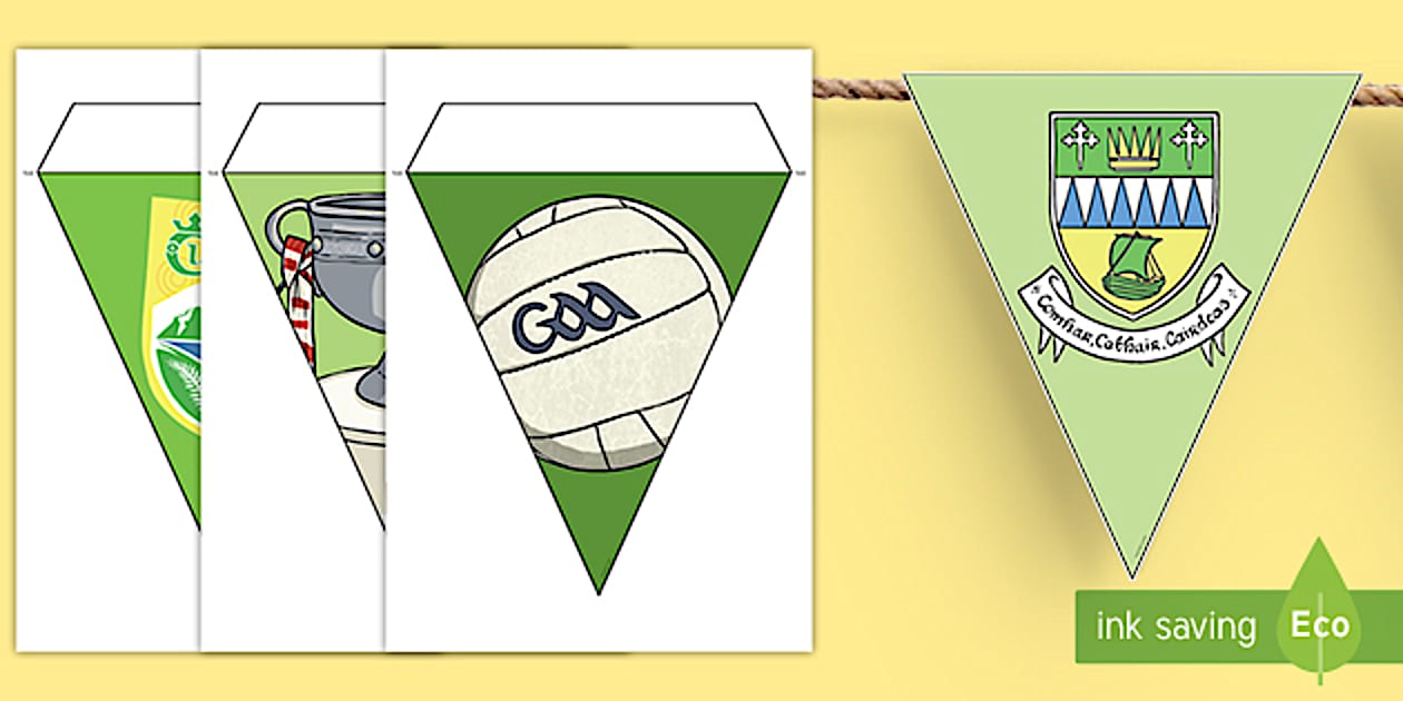 County Kerry GAA Display Bunting